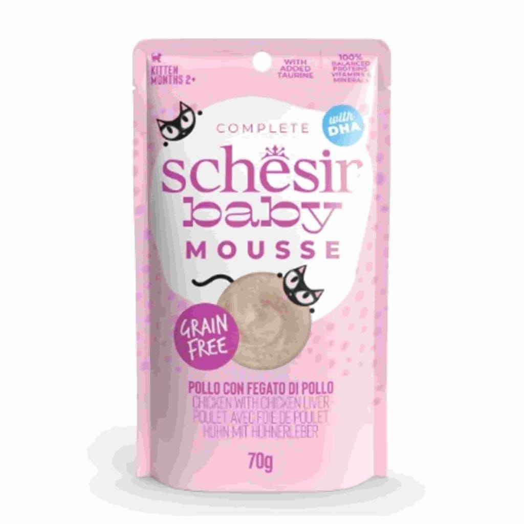 Schesir Baby Kitten Mousse - Comida Húmeda para Gatos